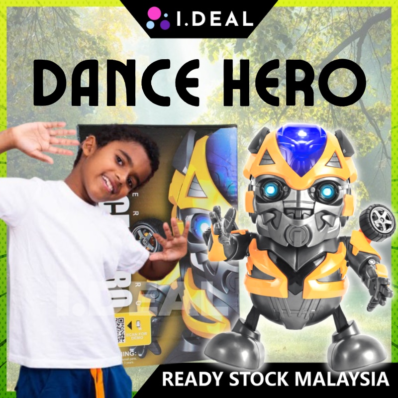 Dancing Super Hero Toy Dance Robot Toys Music Transformer Bumblebee ...
