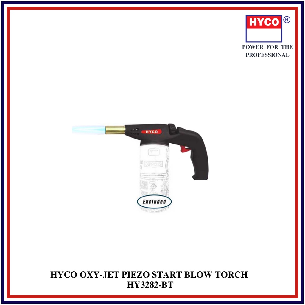 HYCO HY3282-BT Oxy-jet Piezo Start Blow Torch | Shopee Malaysia