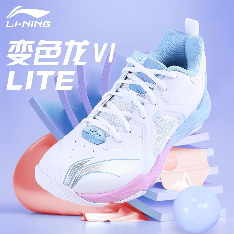 LI-NING RANGER VI LITE AYTS012-1 WHITE/BLUE/PINK BADMINTON SHOES ...