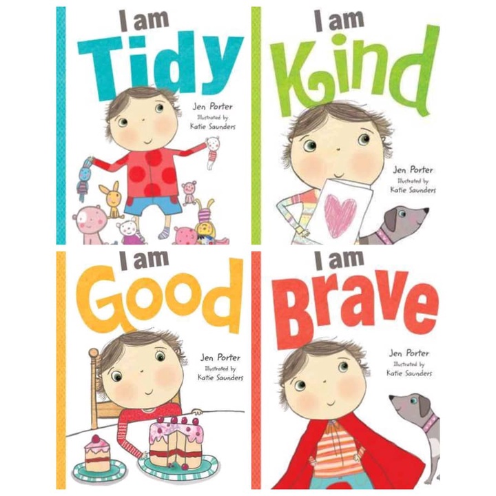 I am Tidy/Kind/ Brave/ Good Children Board Book, Good Behavior Board ...