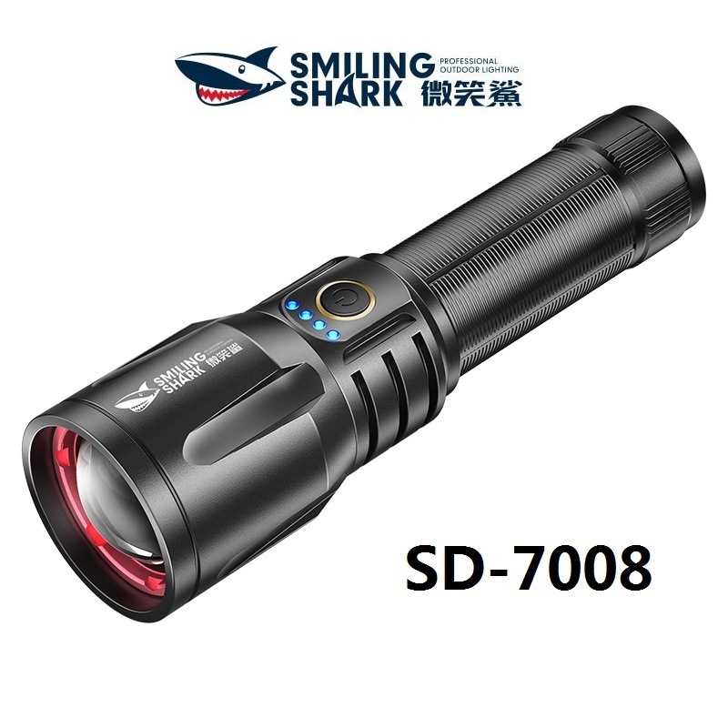 Smiling Shark SD7008 Torch Light Super Bright 10000LM LED M80 High ...