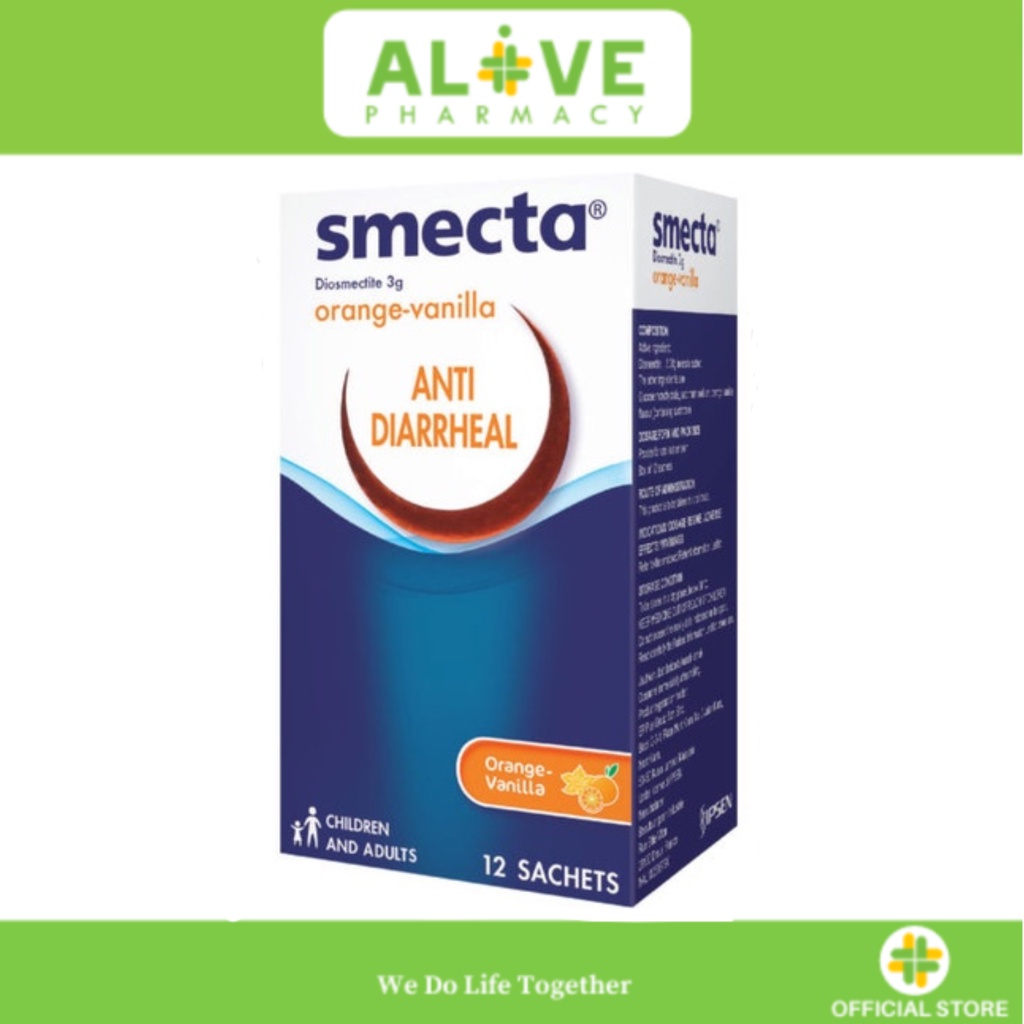 Smecta Powder Orange Vanila 3G x 12's | Shopee Malaysia