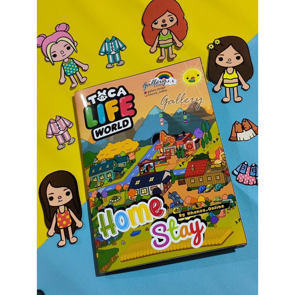 TOCA BOCA HOME STAY paperdoll girl doll | Shopee Malaysia