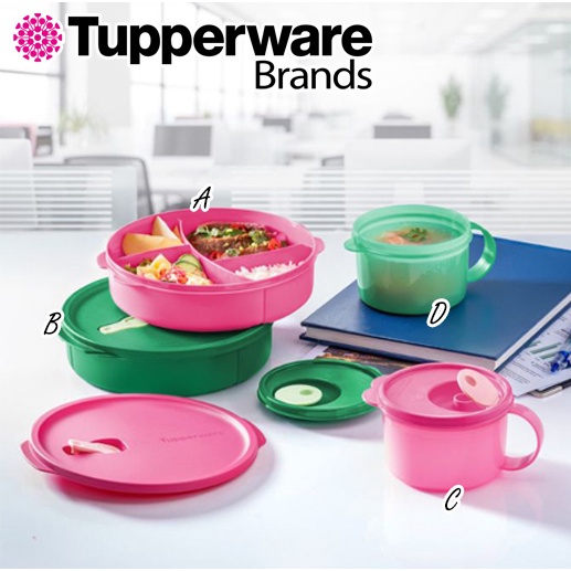 🔥READY STOCK🔥 Original Tupperware Divided Lunch Bowl 830ml Bento ...