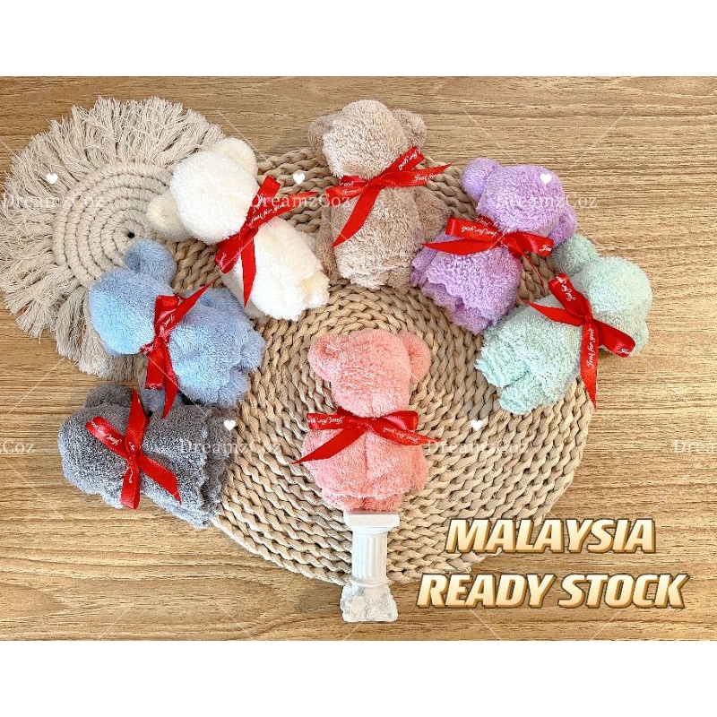 【M'SIA READY STOCK】Souvenir Gift/Door Gift Towel Bear Design Wedding ...