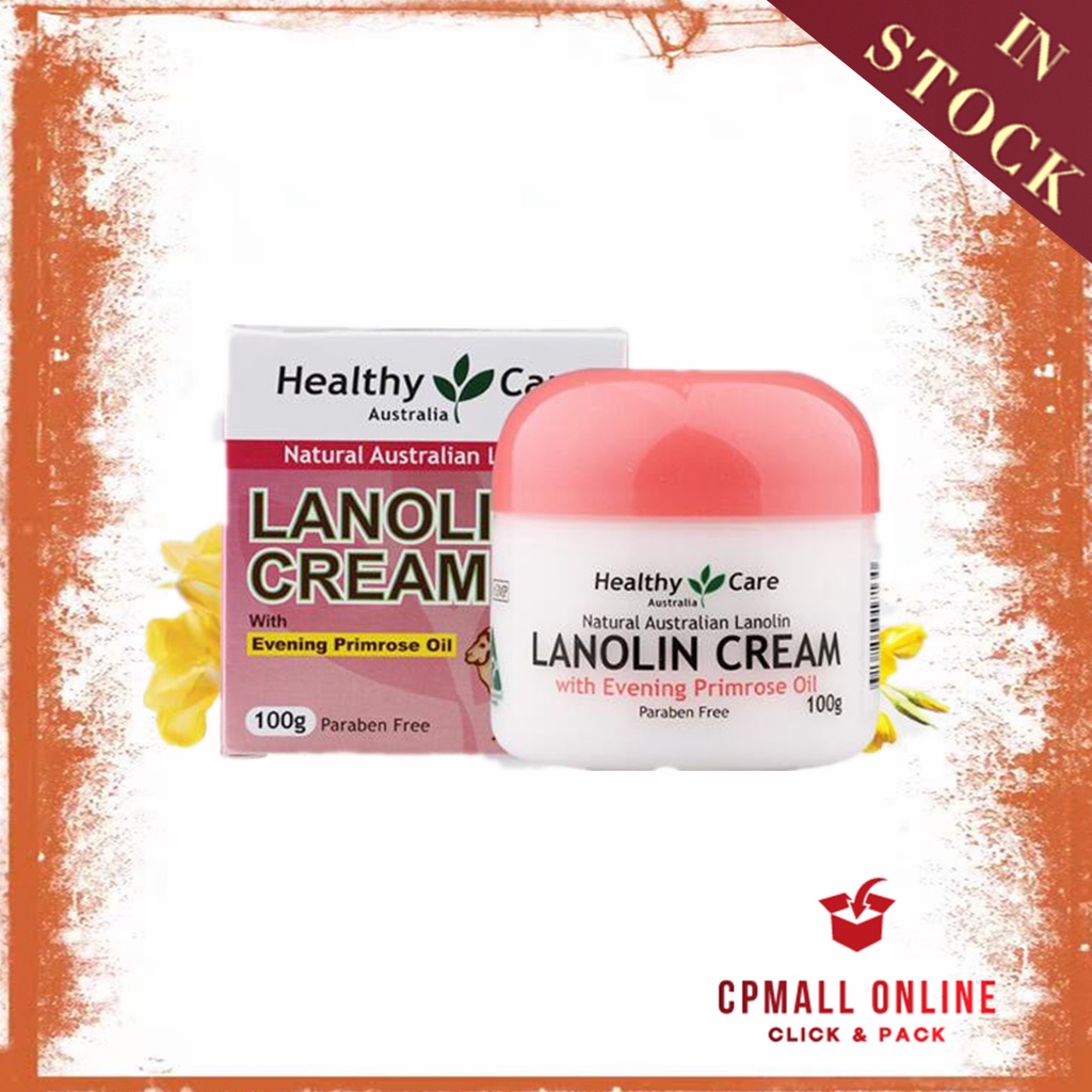 [Expiry Date: 01/2028] Healthy Care Lanolin Cream with EPO Evening ...