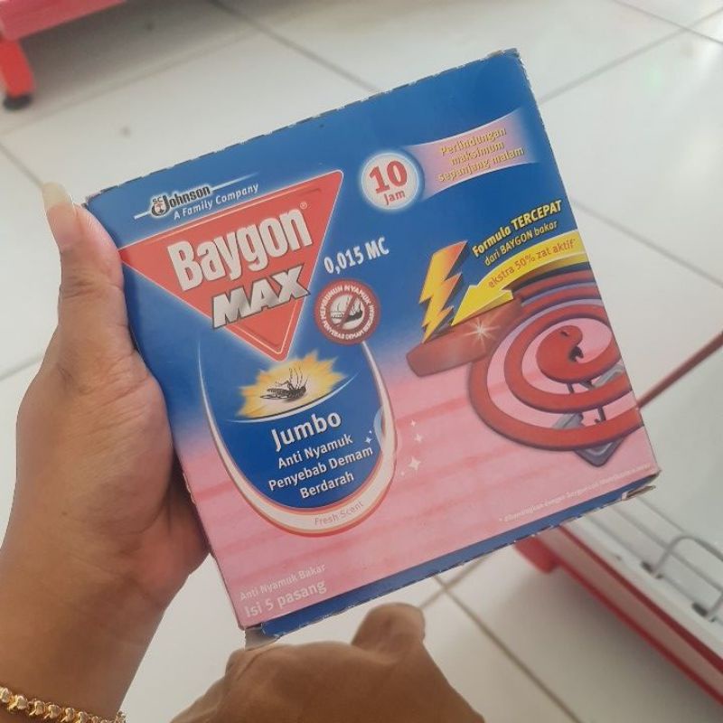 Baygon Mosquito Repellent Burn 5 Contents | Shopee Malaysia