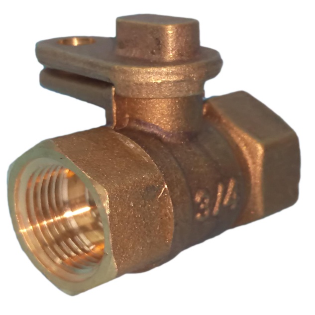 COPPER BALL VALVE / Brass Ball Valve w/ Lock Wing 1/2" and 3/4" for Water Meter | Shopee Malaysia