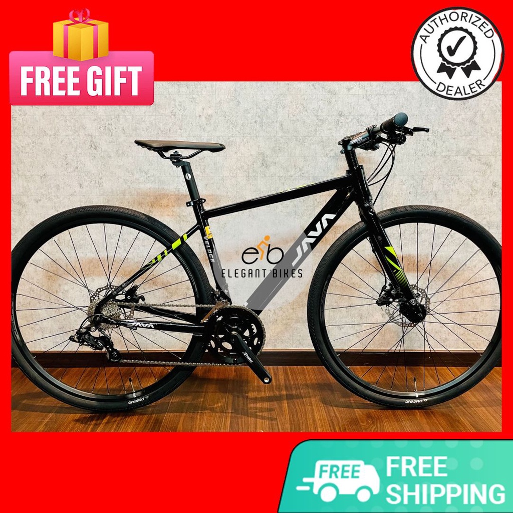 JAVA VELOCE HYBRID DISC 18 SPEED ALLOY FRAME 700X35C ROAD BIKE BICYCLE ...