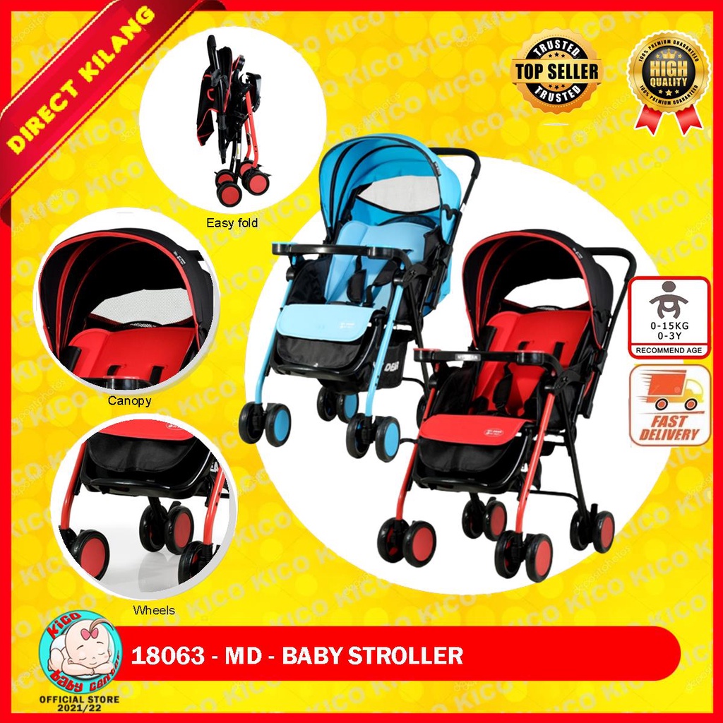 BABY STROLLER MY DEAR NEWBORN TO 3 YEARS MAX 15KG 18063 | Shopee Malaysia