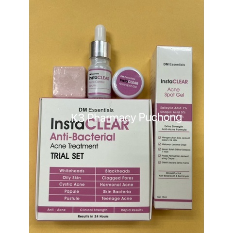 DM ESSENTIALS PIMPLES&ACNE TRIAL SET/ACNE SPOT GEL ***PINK*** | Shopee Malaysia
