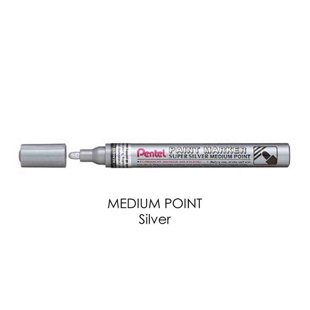 PENTEL Paint Marker Gold / White / Silver Colour Extra Fine Point Fine ...