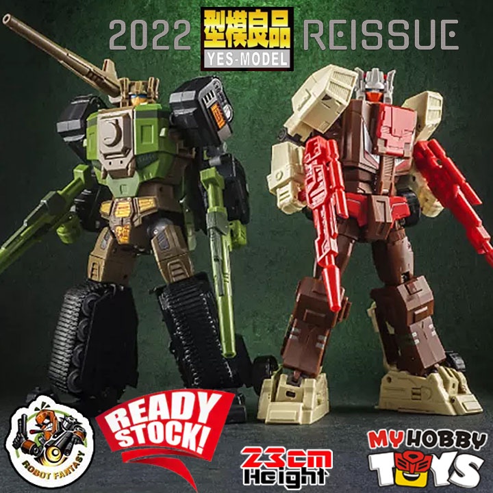 Yes Model Transformable Robot - YM11 Chromedome & YM12 Hardhead ( KO MP ...
