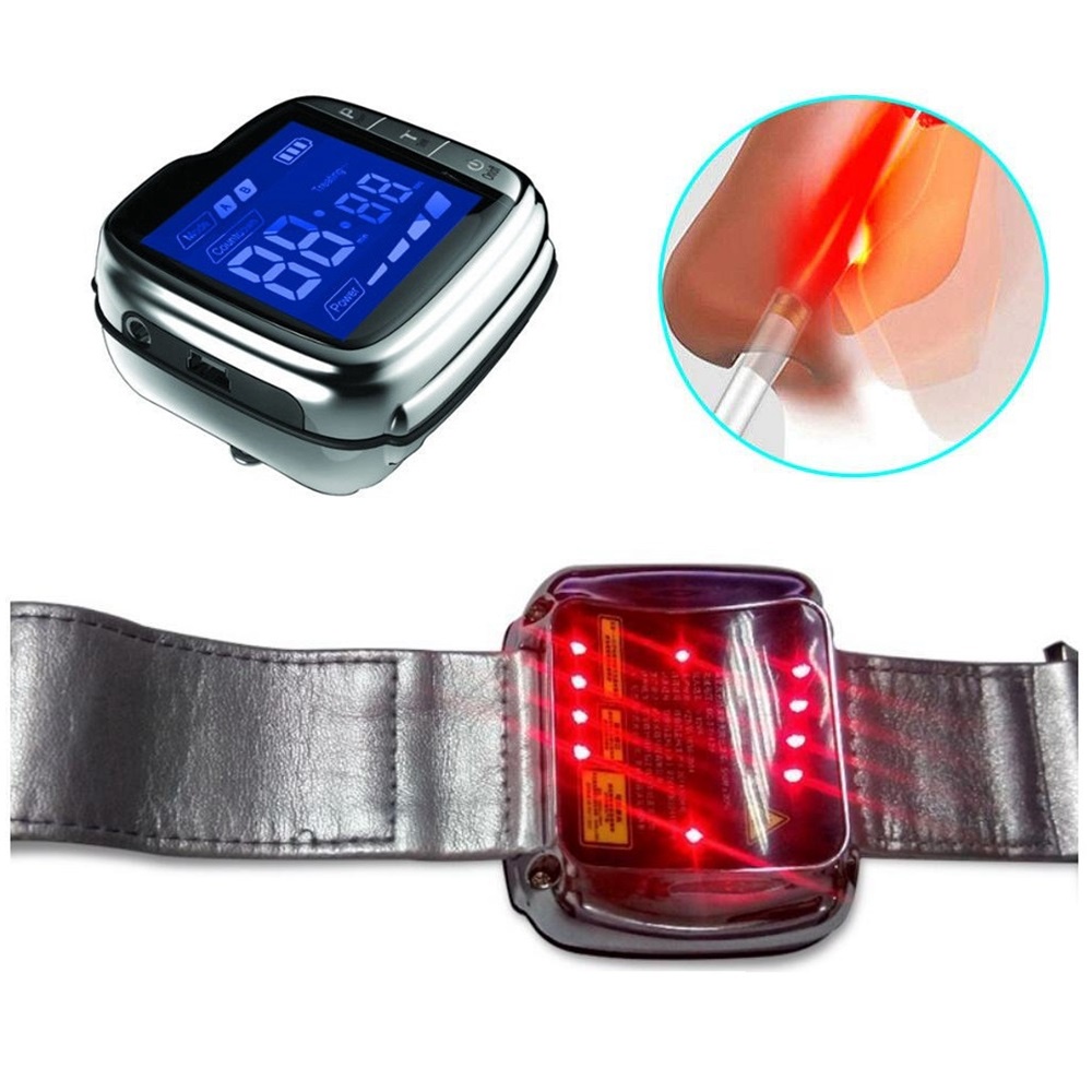 650nm Soft Cold Laser Low Level Laser Therapy Wrist Watch Style Device ...