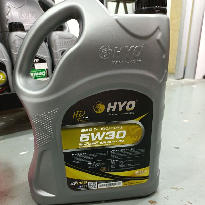 HYO - 5W30 7L [Fully Synthetic] Engine Lubricant Oil [API CI-4 / SM ...