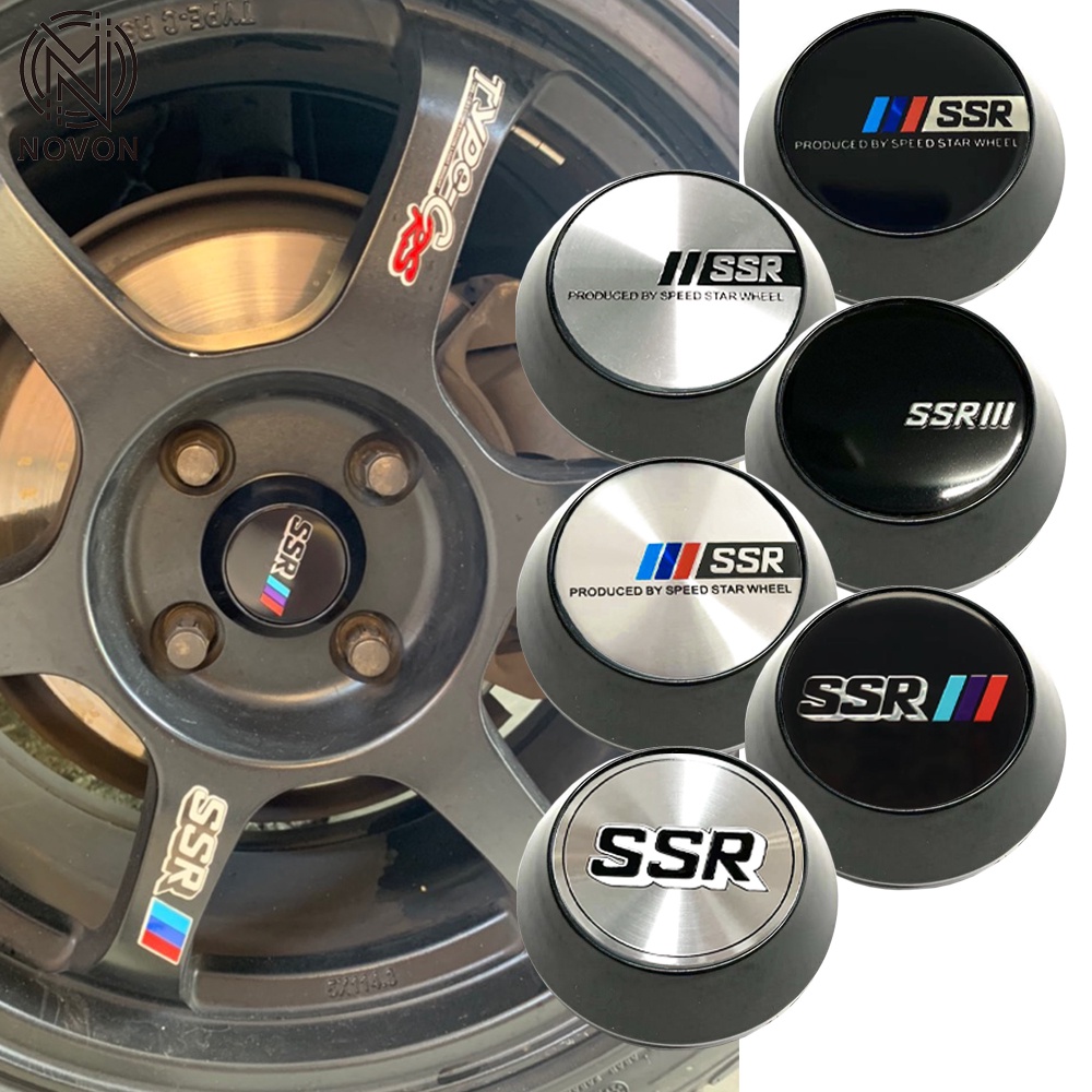 1p 60mm/64mm/65mm/68mm/69mm SSR Center Cap Car Wheel Hub Cover Black ...