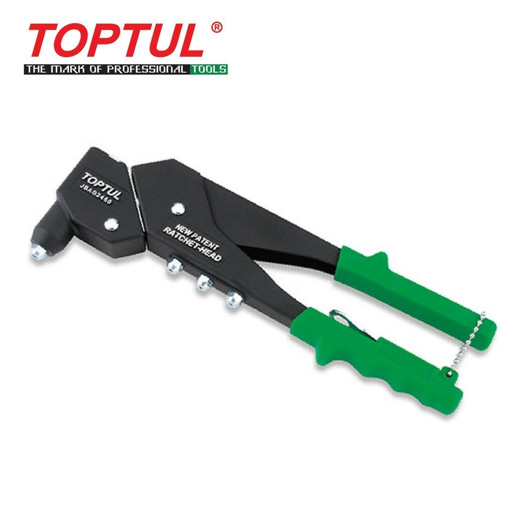 TOPTUL Pro-Series 360° Swivel Ratchet-Head Hand Riveter JBAG2450 ...