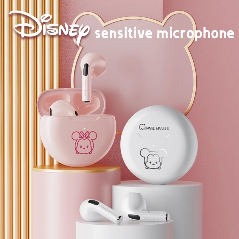 Disney Wireless Earphones Bluetooth Headphones Bluetooth 5.2 HD Call ...