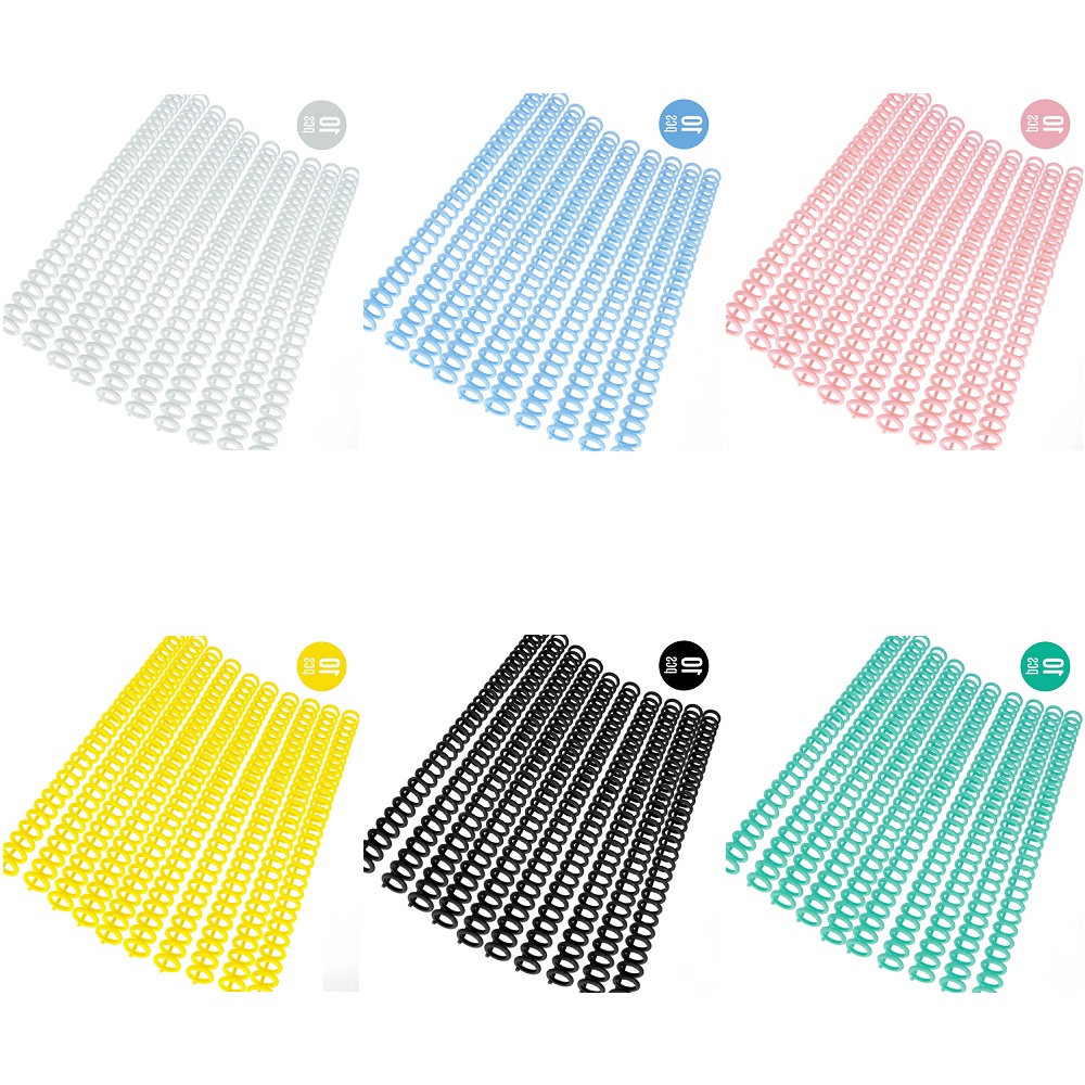 10x 30 Holes Loose Binders Ring Binding Spines Combs 85 Sheets Capacity ...
