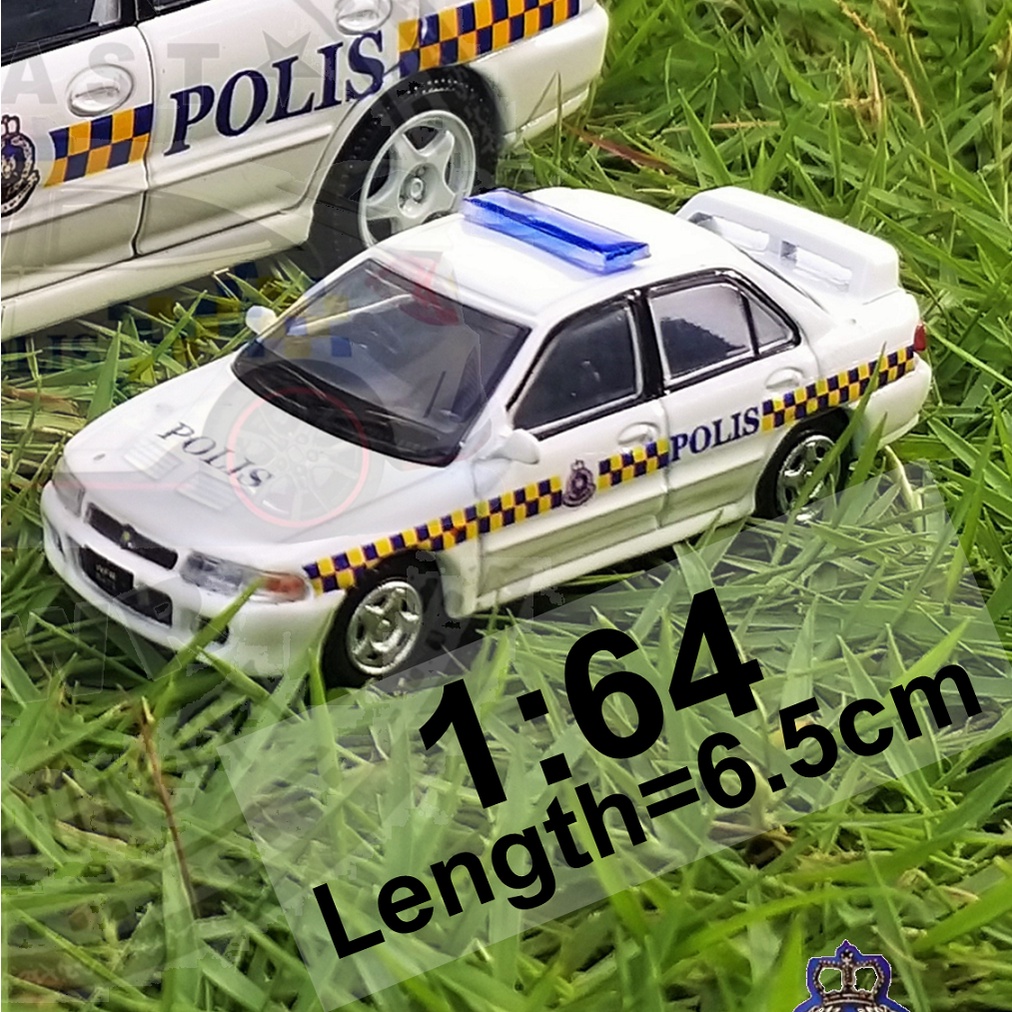 POLIS WIRA 1:64 Proton Wira PDRM Polis Diraja Malaysia Police Car Model ...