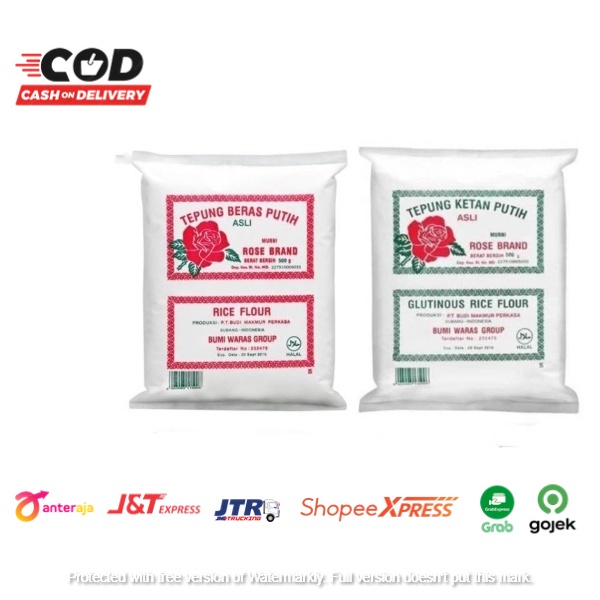 Rose Brand Rice Flour / Sticky Flour / Rose Brand Tapioca Flour. Gunung ...
