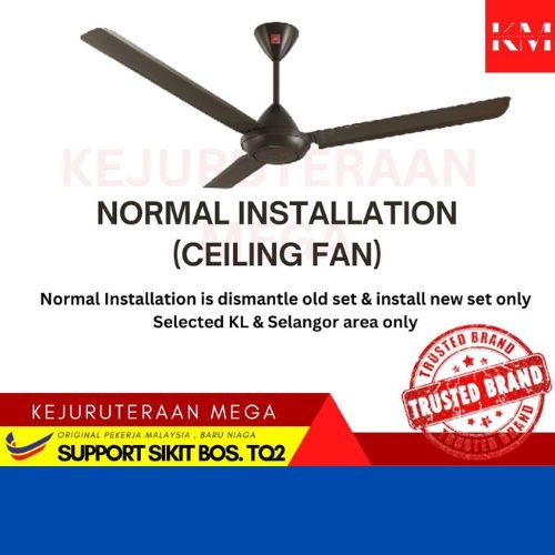 KL Selangor CEILING FAN INSTALLATION / SERVIS PEMASANGAN KIPAS SILING ...