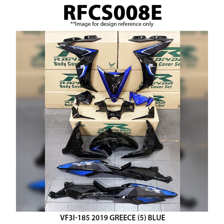 SYM VF3I VF3 LE V1/V2/V3 VR-46/STANDARD/CHROME/GREECE/GP EDITION/HIJAU ...