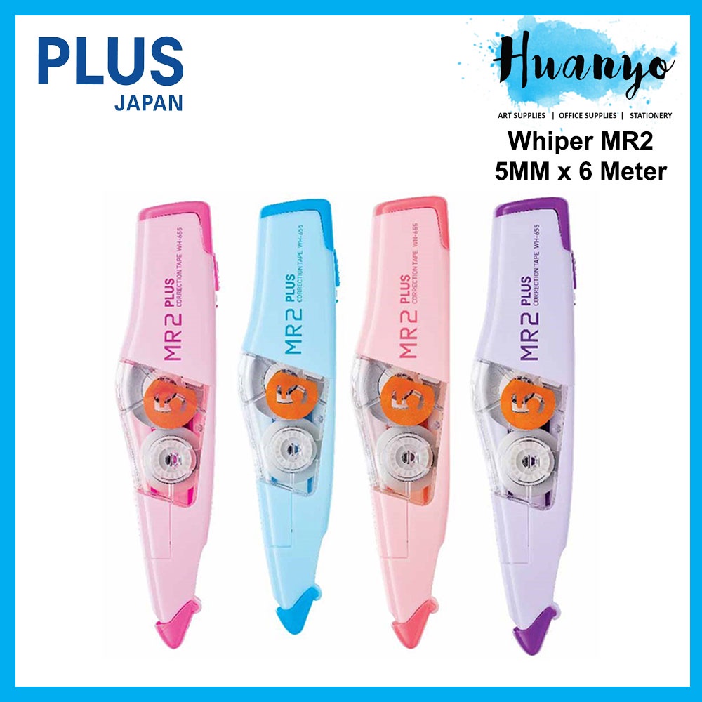 PLUS Whiper MR2 Correction Tape (Random Design, 5mm ,6 Meter Length ...