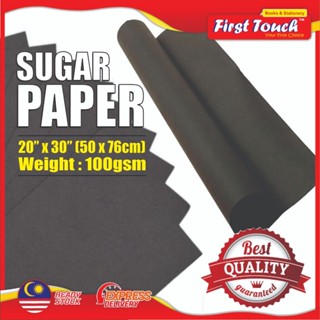 Black Sugar Paper 100gsm 20" x 30" (10 sheets / roll) | Shopee Malaysia