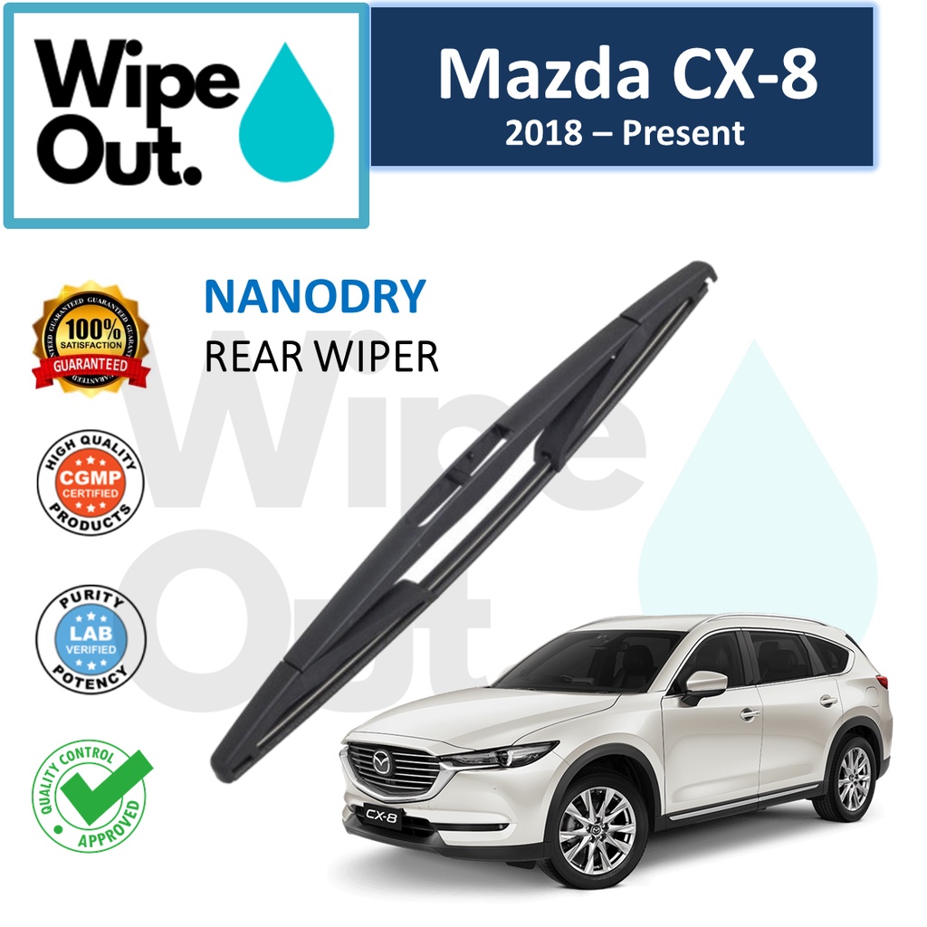 Mazda CX-8 / CX8 2018 - Present WipeOut NANODRY Rear Wiper Blade / Wiper Belakang | Shopee Malaysia