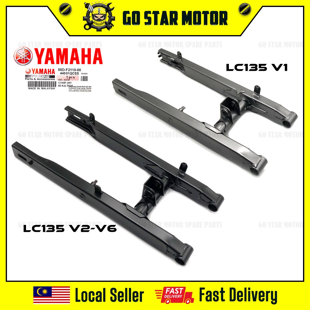 YAMAHA LC135 135LC LC 135 NEW 55C CLUTCH 5S 5SPEED REAR FORK SWIM ARM ONLY SWING ARM - ORIGINAL ...
