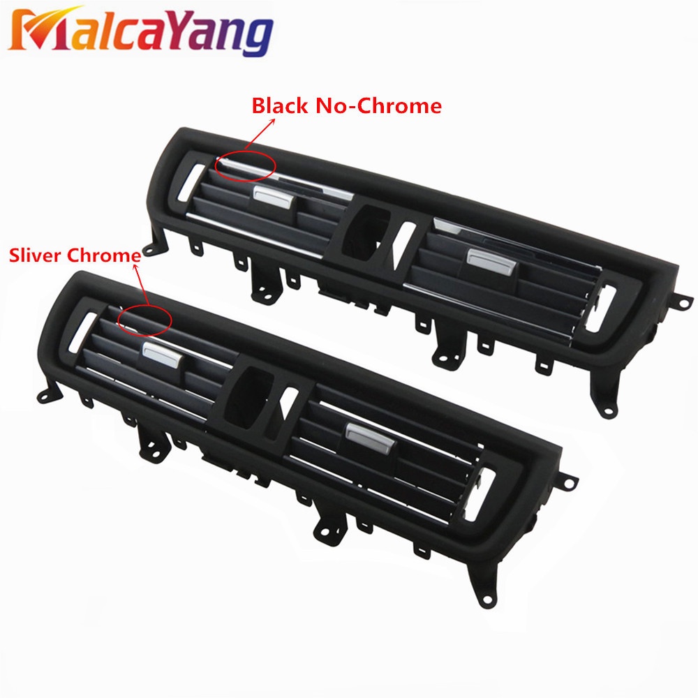 2 Styles Front Console Grill Dash AC Air Conditioner Vent For BMW F10 ...