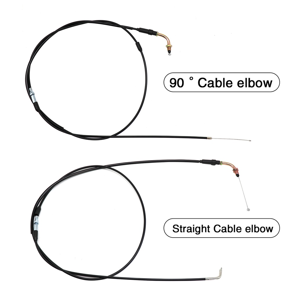Motorcycle Throttle Cable Scooter Accelerator Cables GY6 Engine 50cc ...