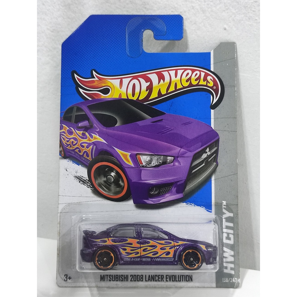 Hot Wheels Mitsubishi 2008 Lancer Evolution (Got soft corner) | Shopee ...