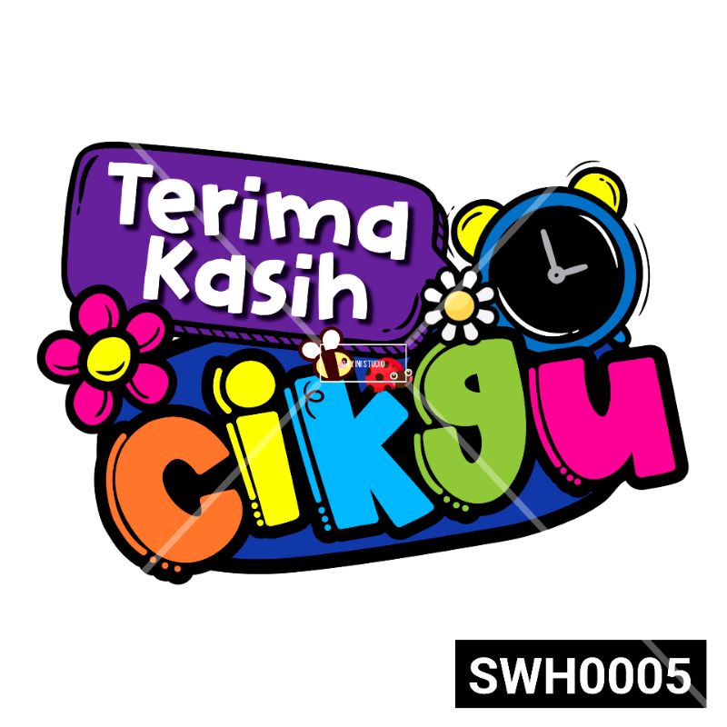 2024🎉 Sticker Thank You Teacher | Terima Kasih Cikgu | Pelajar Murid ...