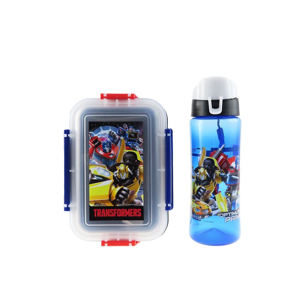 Transformers Lunch Box with Water Bottle Set | Shopee Malaysia
