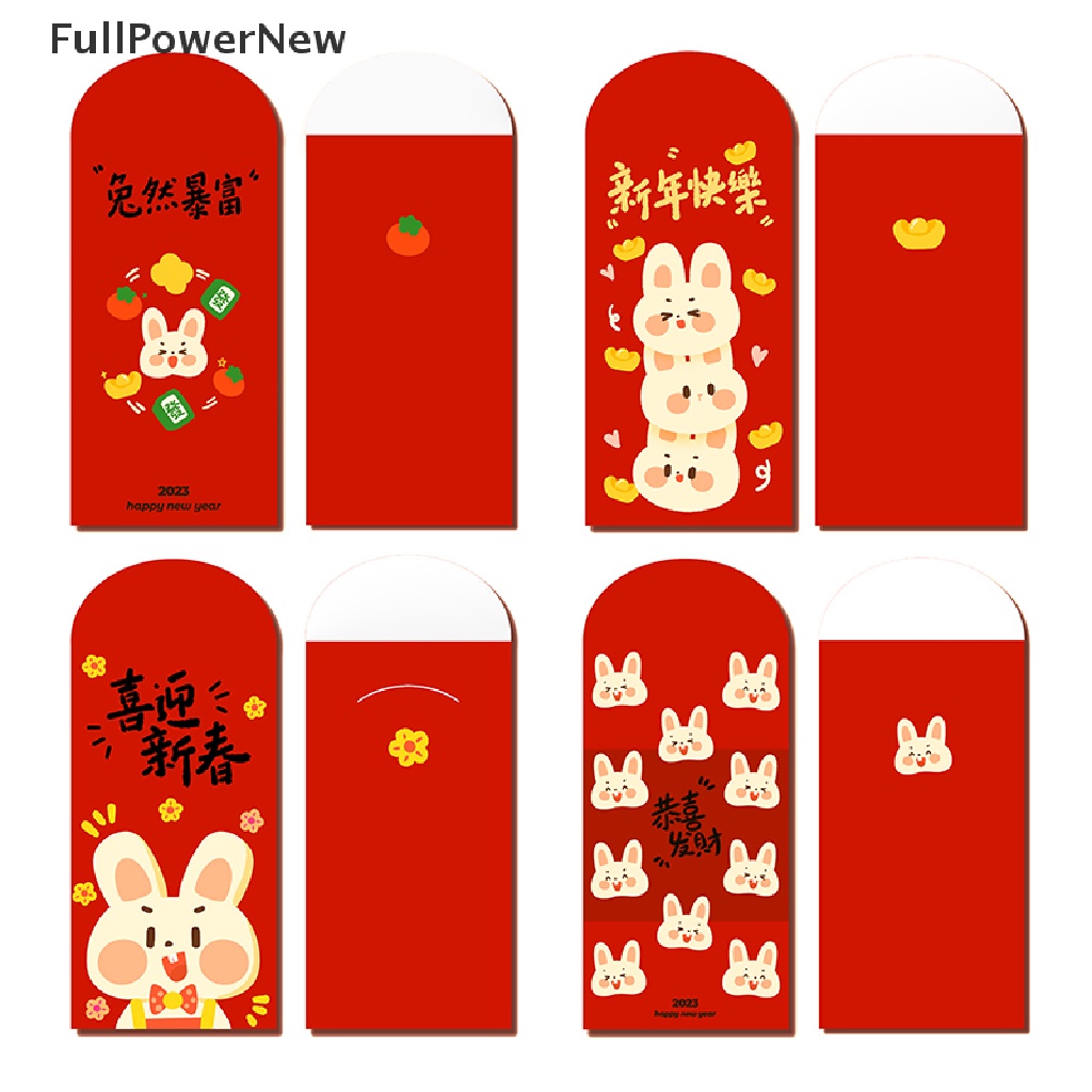Full Chinese New Year 2023 Red Packet Rabbit Year Red Pocket Creative ...