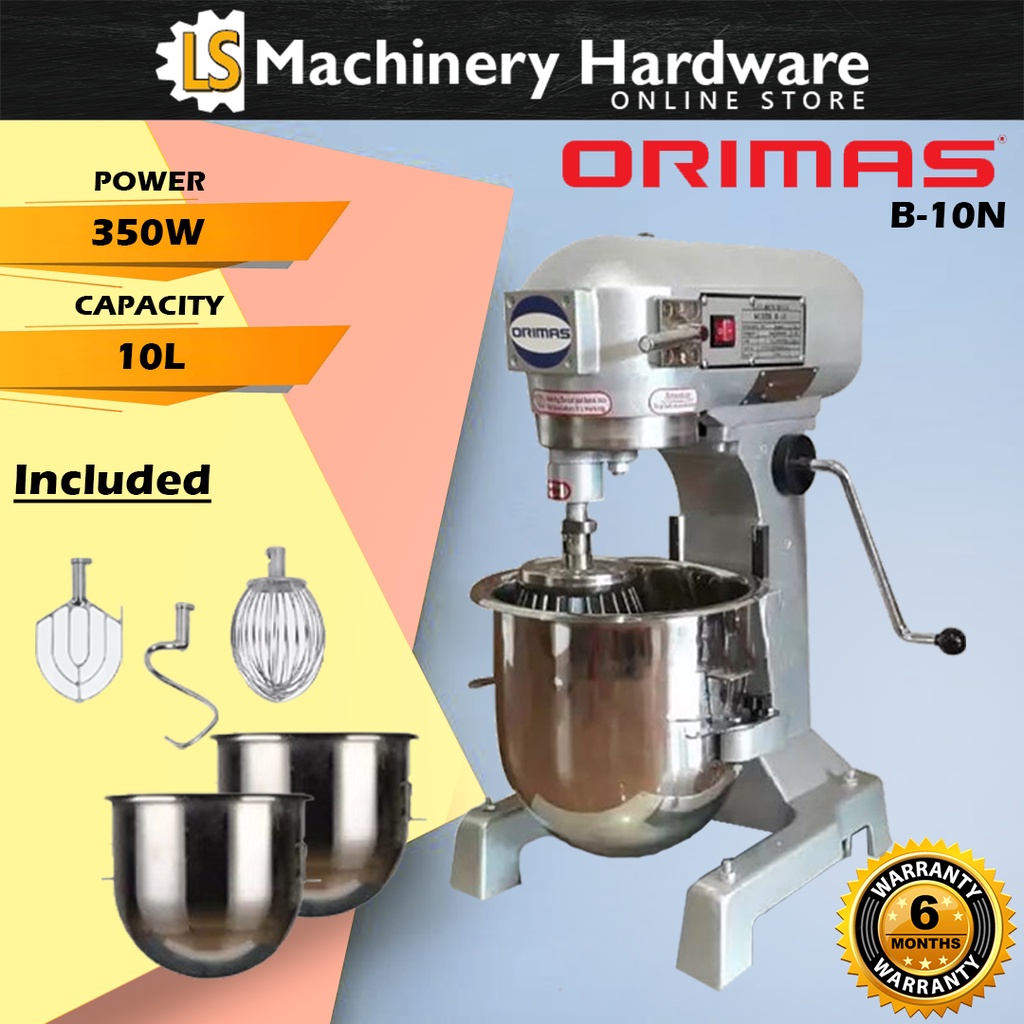 ORIMAS 10L Universal Flour Mixer B-10N - 6 Months Local Warranty ...