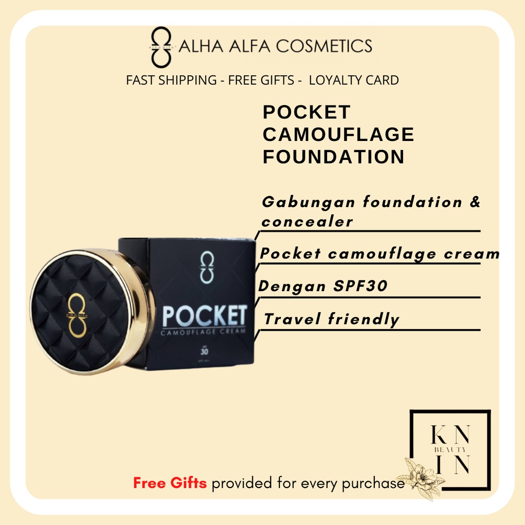 [ALHA ALFA] New Pocket Camouflage Cream Foundation by Alha Alfa ...