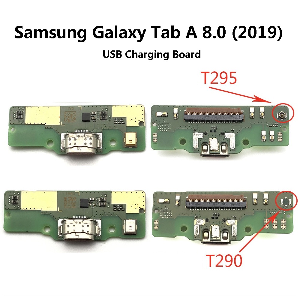 Samsung Galaxy Tab A 8.0 (2019) T290 / T295 USB Charge Charging Port PCB Dock Connector Mic ...