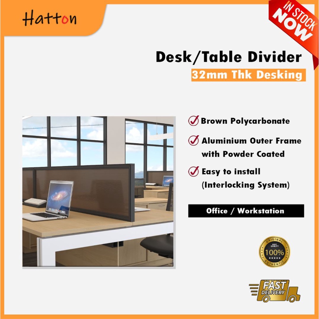Hatton Table Partition Office Desk Divider | Space Panel Divider | ONLY ...