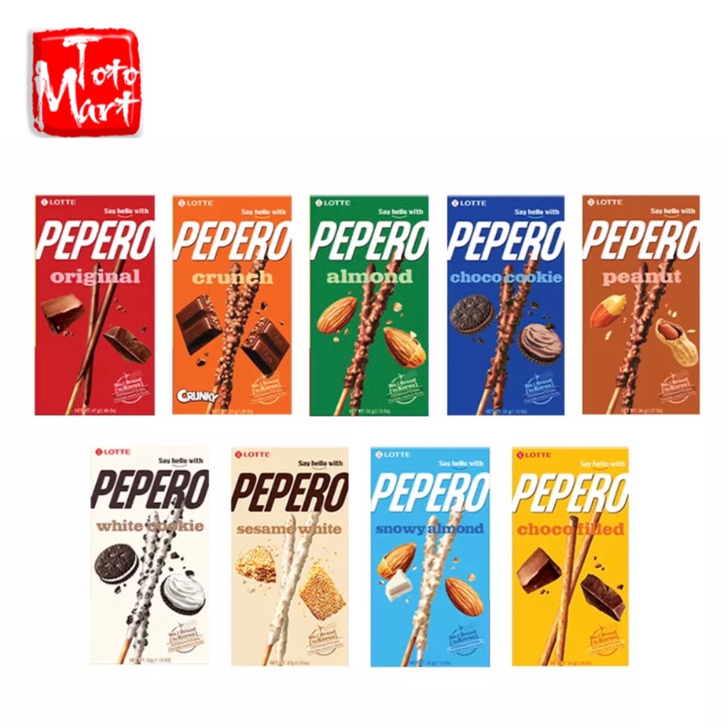 Korean Pepero Lotte Cake Sticks (32g) | Shopee Malaysia