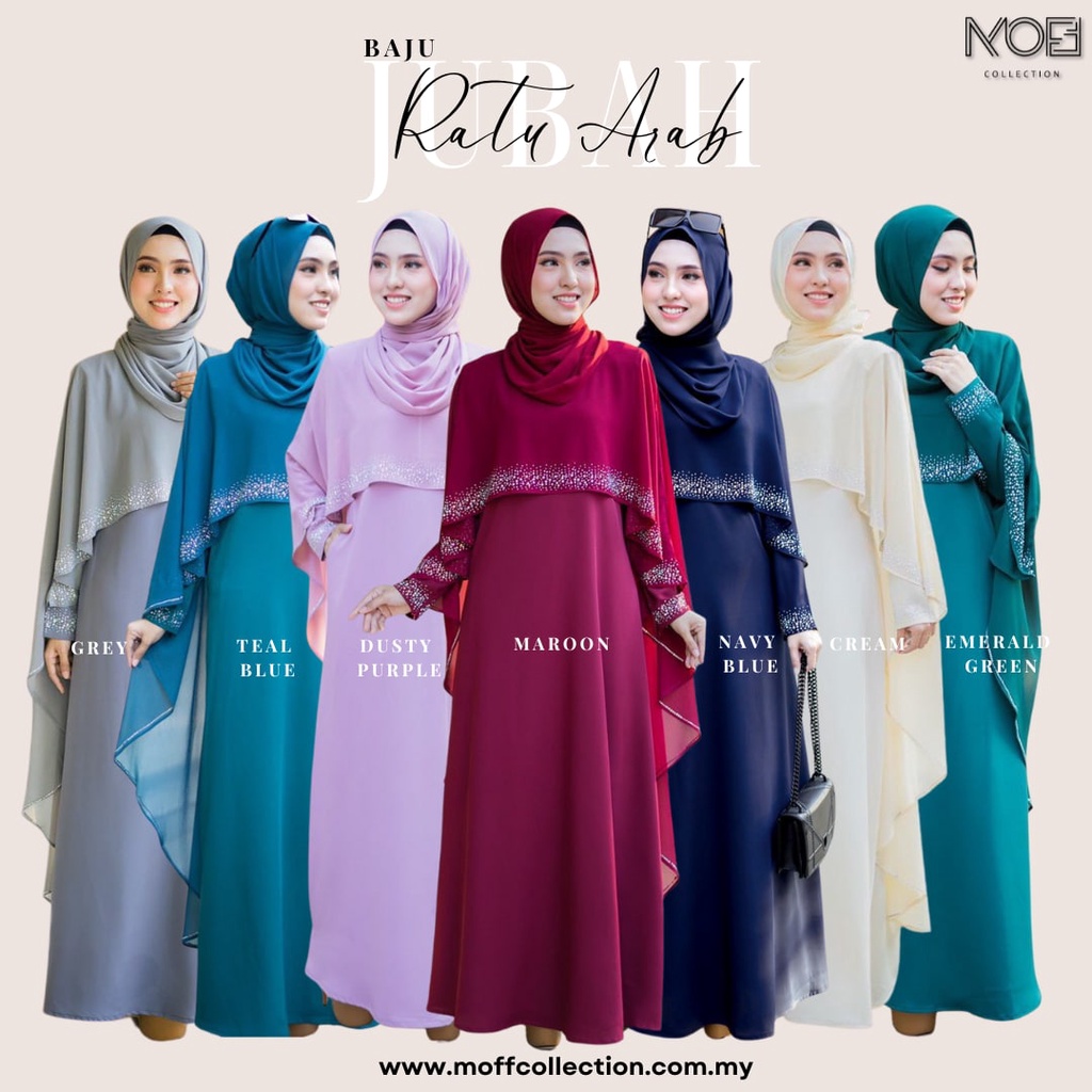 HOT!!! BAJU JUBAH RATU ARAB | BAJU dress | Jubah Moden BY MOFF2U ...