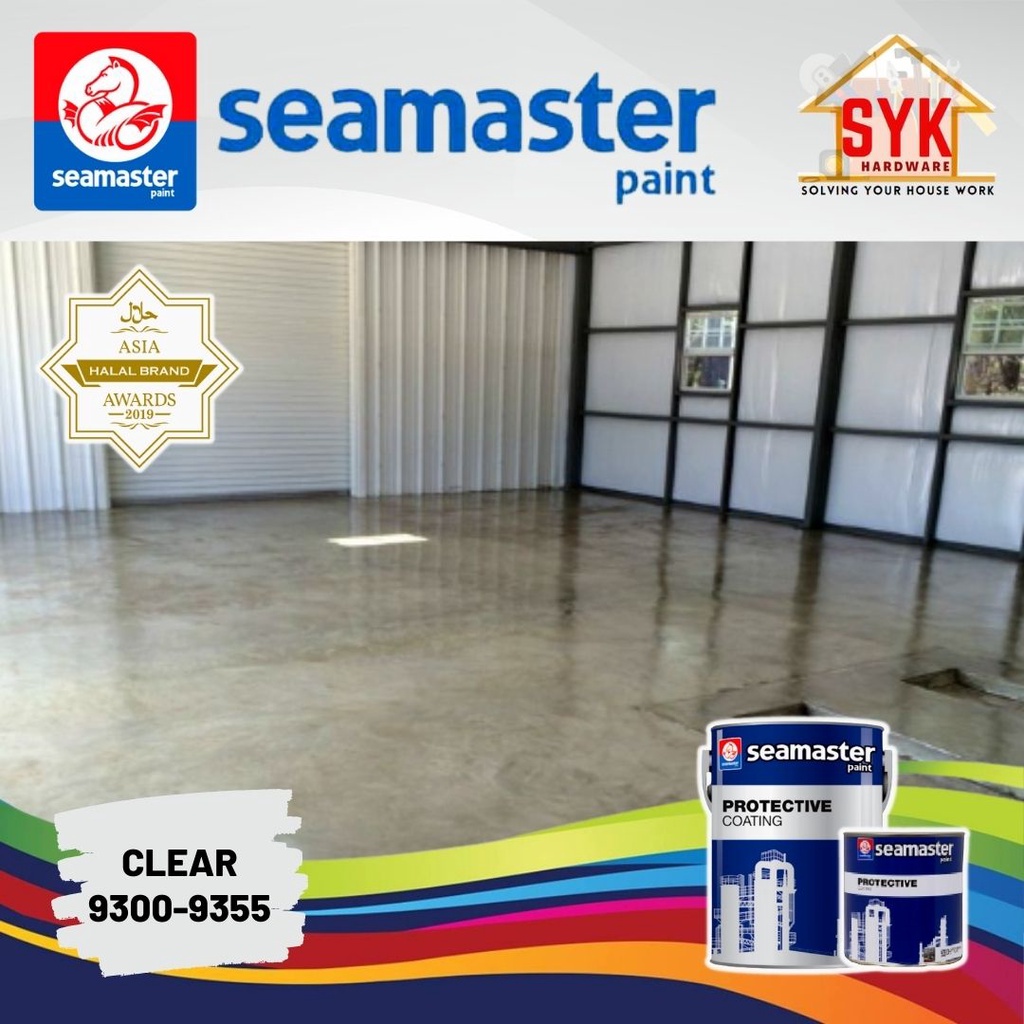SYK Epoxy Floor Paint 1Liter/5Liter Epolux (2 in 1 Paint+Hardener ...