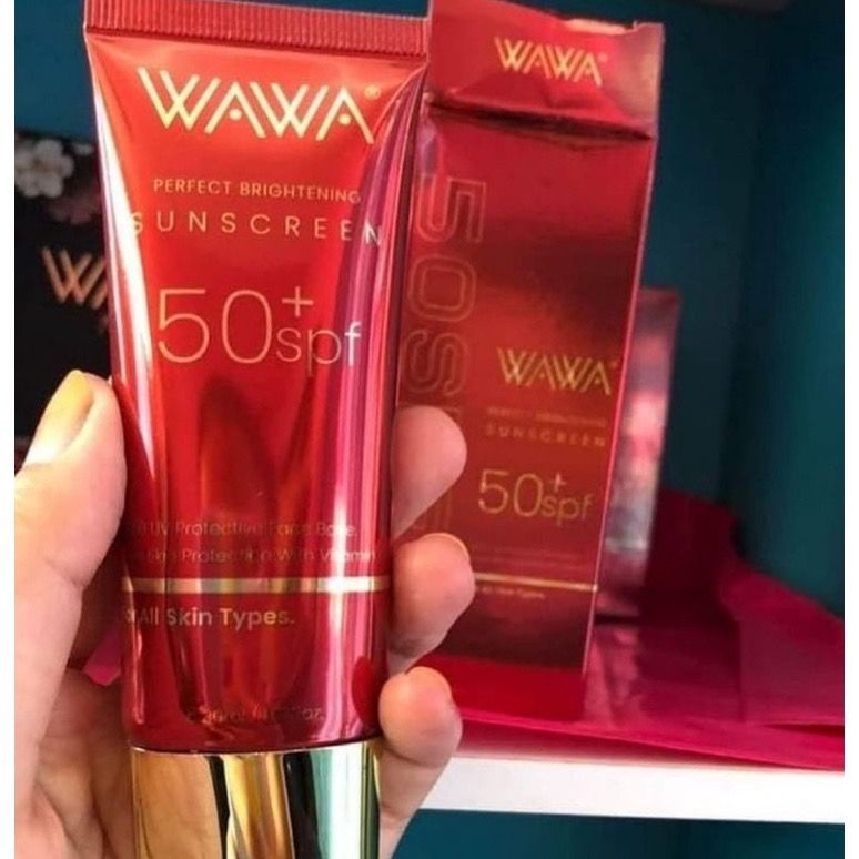 💯 ORIGINAL HQ] WAWA FACE SUNSCREEN | Shopee Malaysia