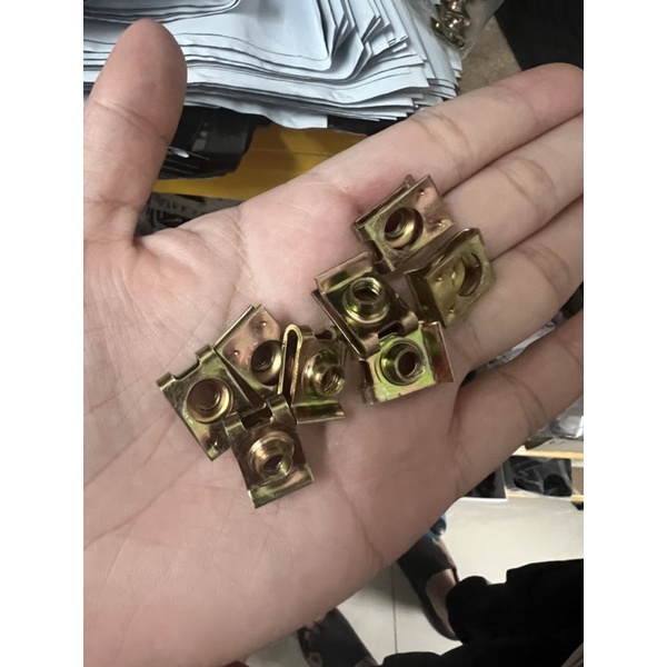 u type car clip rivet M5 motor tread panel spire nut fairing clip ...