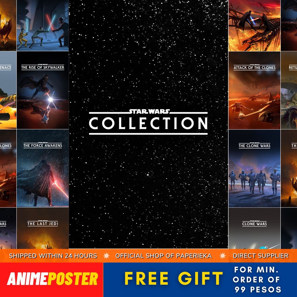 Star Wars Collection : Official Star Wars Poster / Stickers / Laminated ...