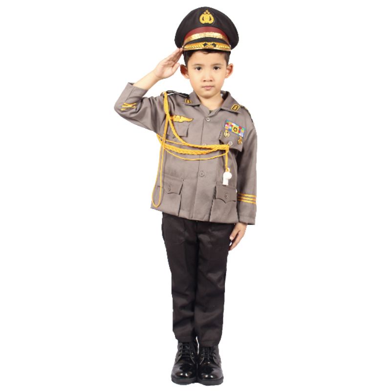 Abri Police Police Professional Uniform Long And Short Sleeve | Shopee ...