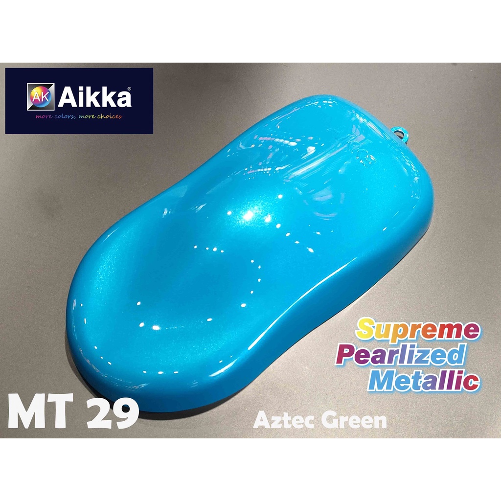 Aikka Supreme Metallic MT29 AZTEC GREEN Cat Kereta Motor Cat Bancuh ...