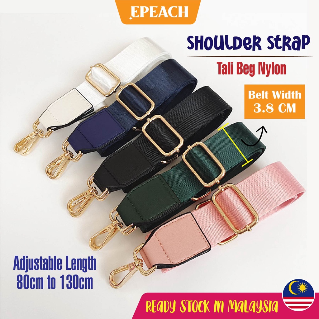 epeach Nylon Woman Shoulder Belt Strap Adjustable 3.8cm | Tali Beg ...